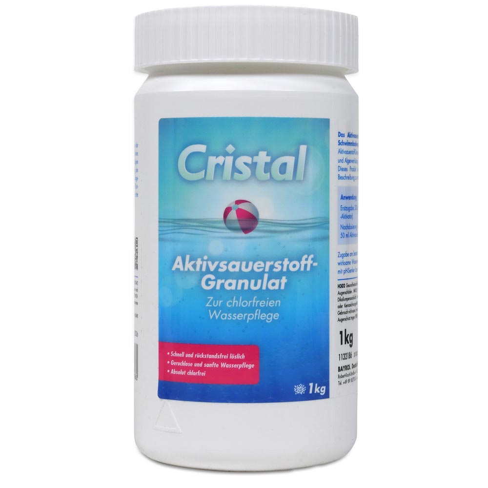 CRISTAL - Aktivsauerstoff Granulat – PureFlow® Filtersysteme GmbH